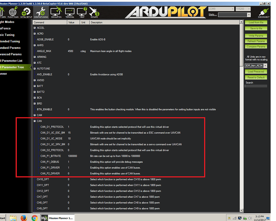 Configuring Ardupilot for UAVCAN - Blog - ArduPilot Discourse