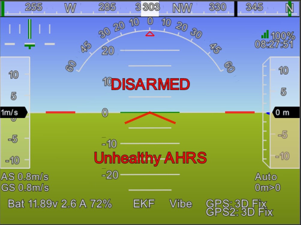 Unhealthy AHRS and Flight mode change failed - Rover 4.2 - ArduPilot ...