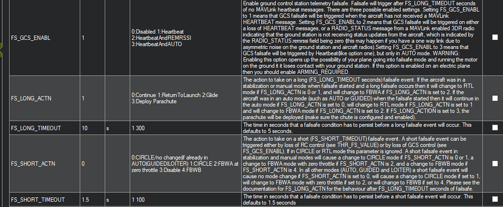 Arduplane FS logic understand - VTOL Plane - ArduPilot Discourse