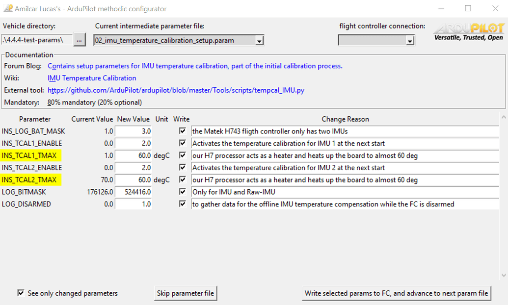 New ArduPilot methodic configurator GUI - Blog - ArduPilot Discourse