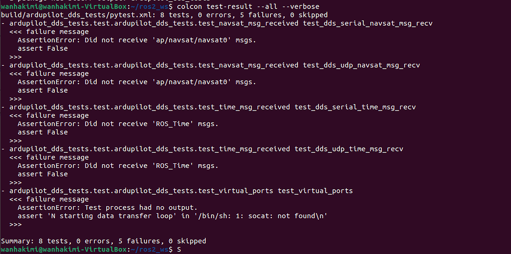 ROS2 with setup Correct or Wrong - General - ArduPilot Discourse