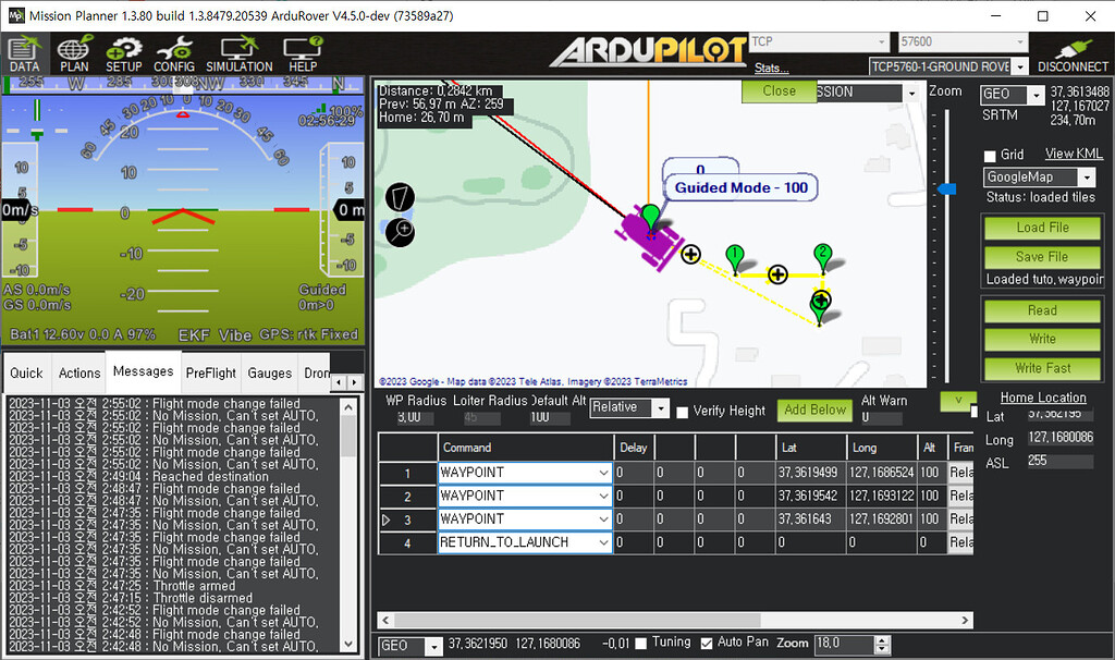 “Fly to Here” not working in Mission Planner SITL - Mission Planner ...
