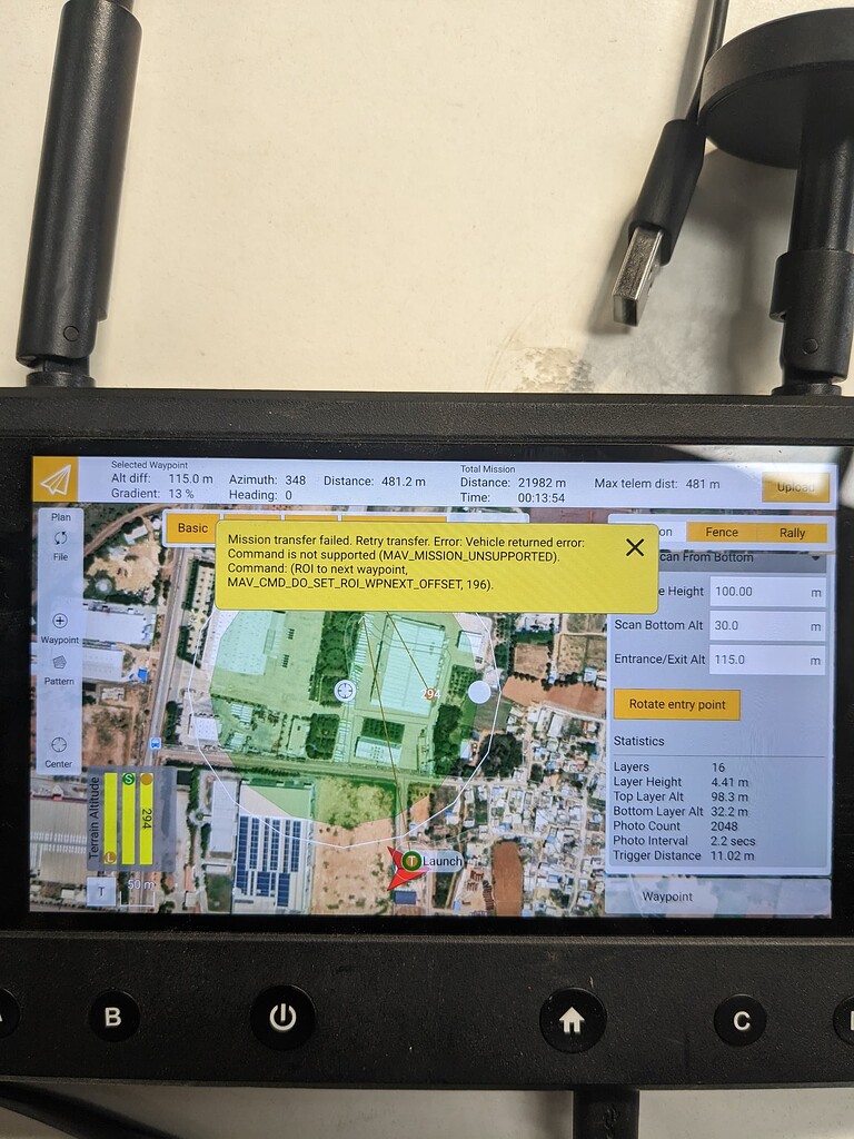 Tower Inspection Mission Uploading Error Arducopter Ardupilot Discourse