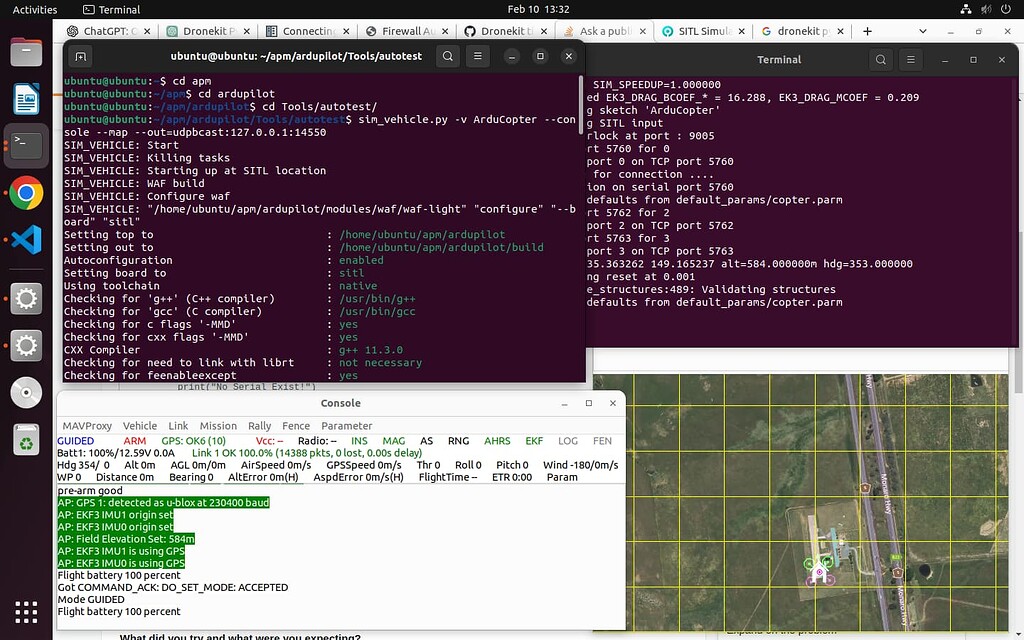 How to connect python script to Software in the loop ? - ArduCopter - ArduPilot Discourse