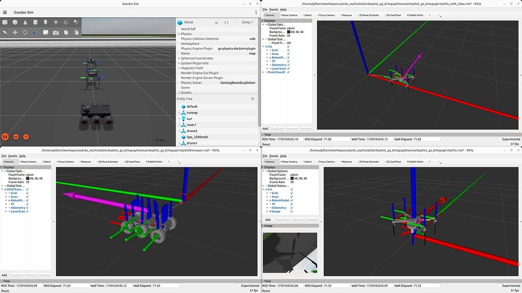 Ardupilot SITL + Gazebo Multiagent support - Copter Simulation ...