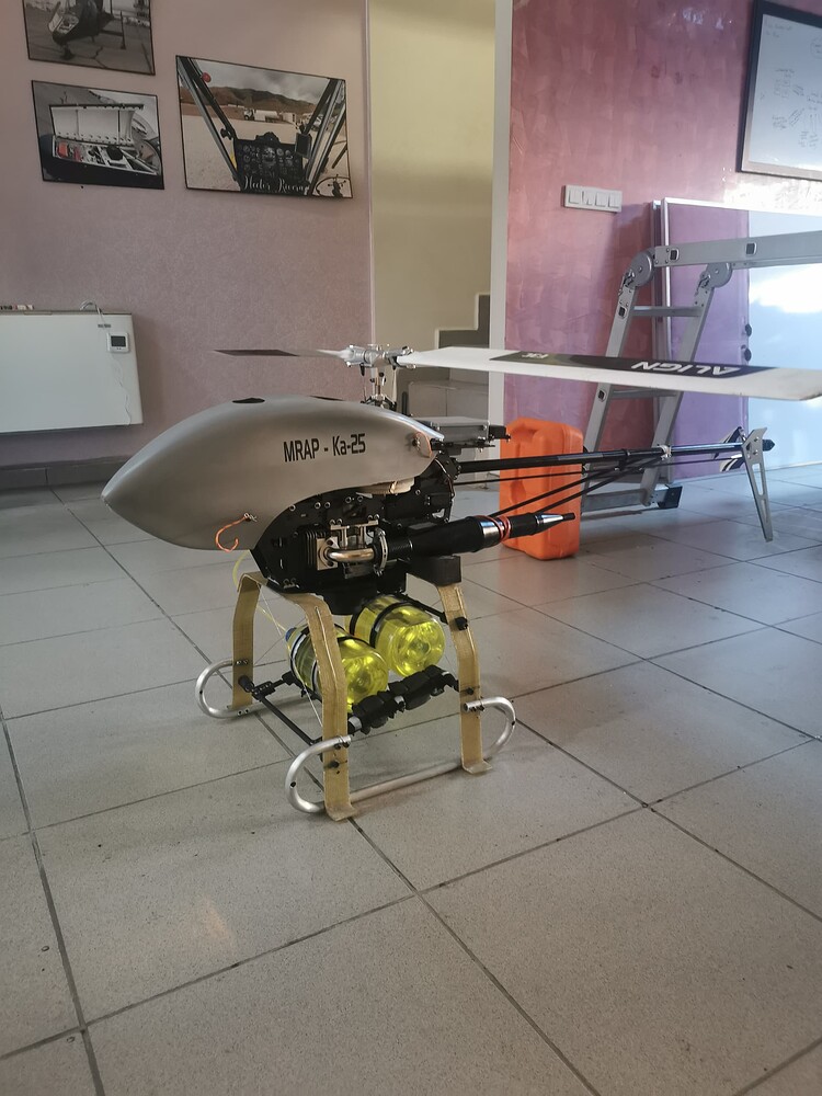 Could you please help me on installing electronics on engine powered heli? - Traditional ...