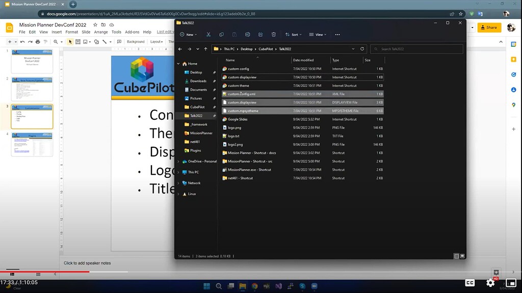 Customisation files - mission planner - Mission Planner - ArduPilot ...
