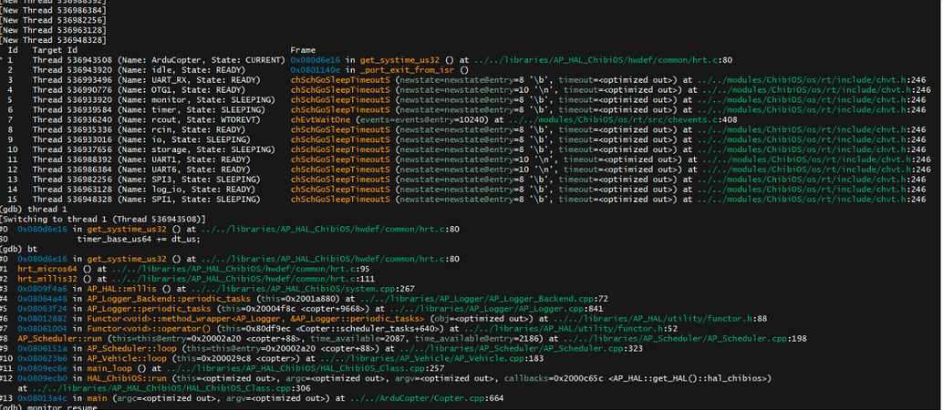Debugging watchdog reset hardfault issue on a custom build FC - Other Hardware - ArduPilot Discourse