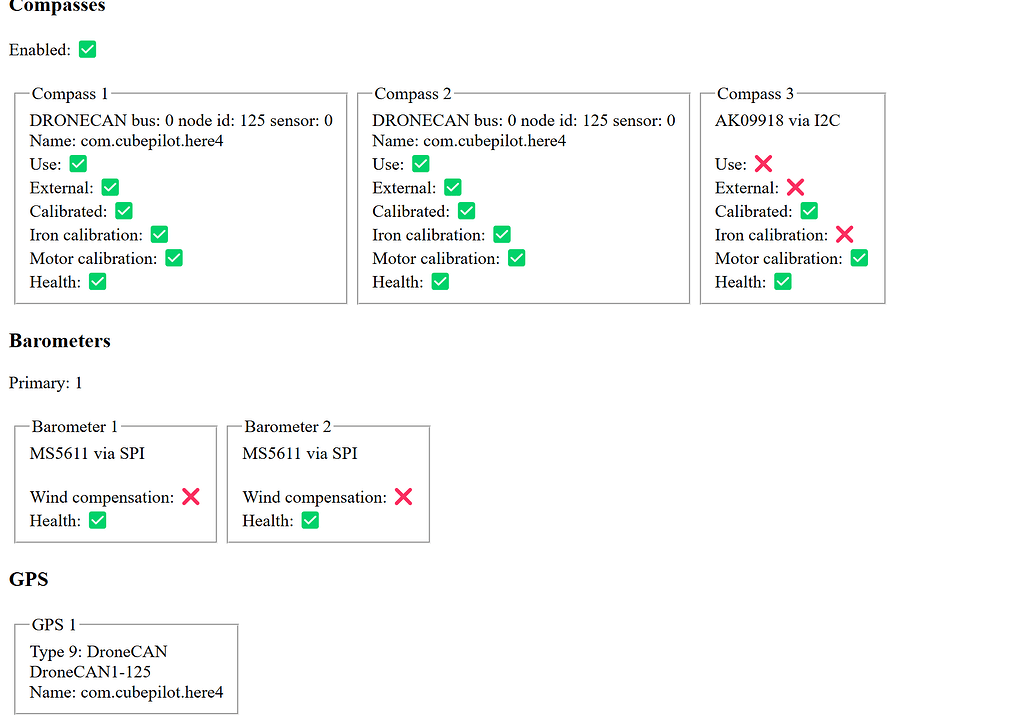 Cube orange+ here 4 gps showing up 2 times as a compass - Copter 4.5 - ArduPilot Discourse