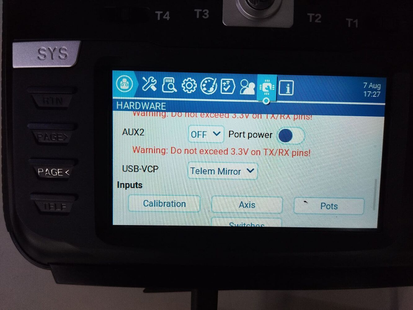 ELRS - Bidirectional MAVlink telemetry and RC control not working ... ELRS - Bidirectional MAVlink telemetry and RC control not working ...