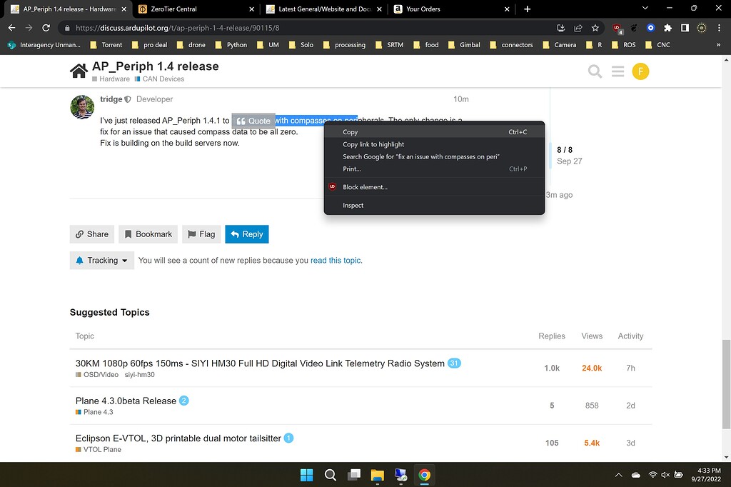 Quote covers some copy paste or right click search features - Website and Documentation errors ...