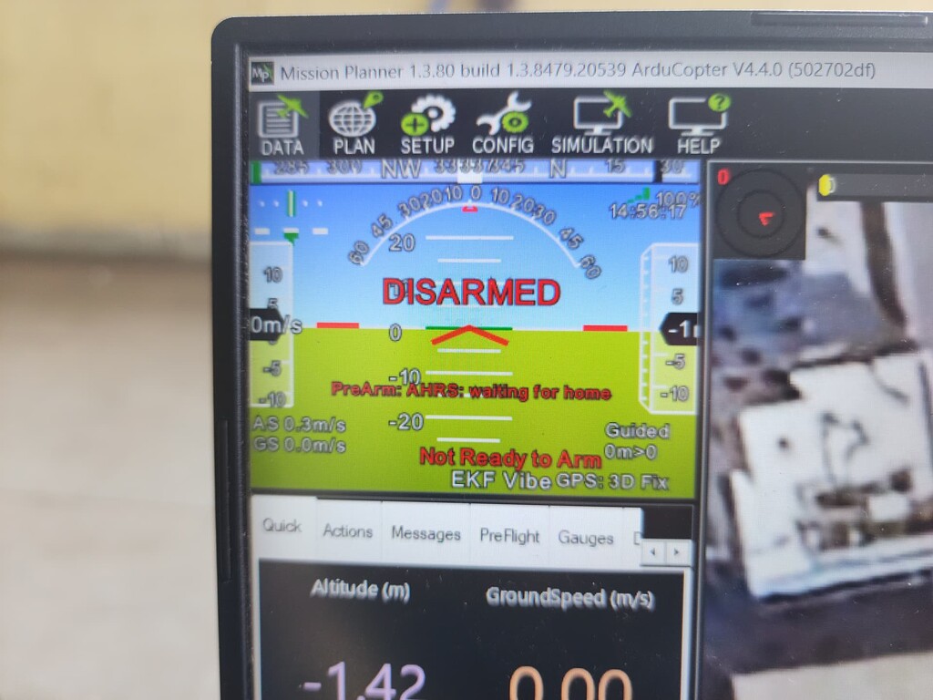 Pre Arm AHRS waiting for home - ArduCopter - ArduPilot Discourse