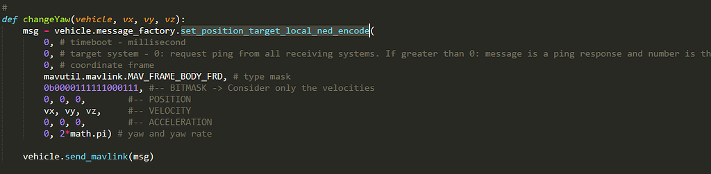 Change Yaw Position via Mavlink - ArduCopter - ArduPilot Discourse