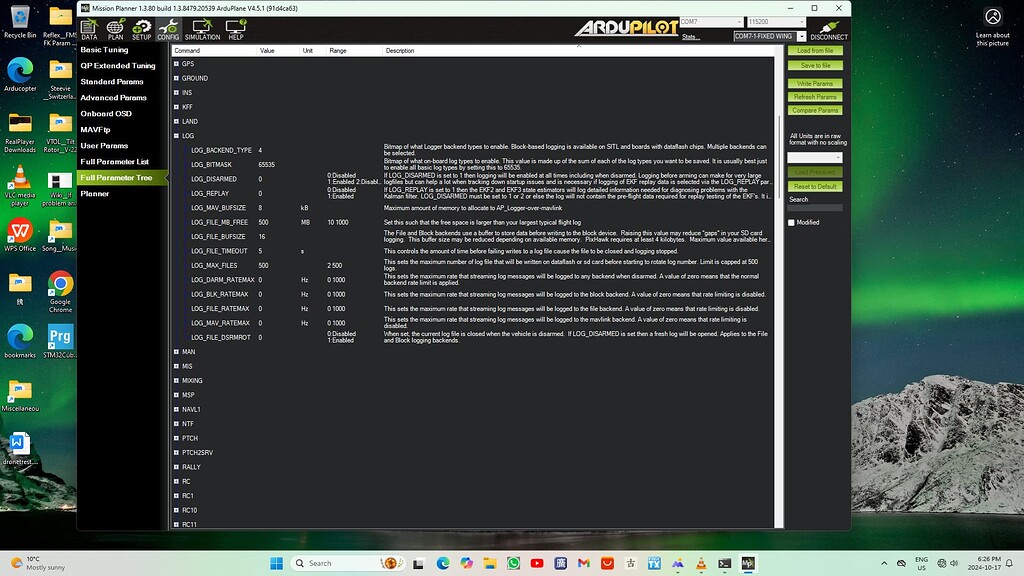 Missing FMT message in DF log - Mission Planner - ArduPilot Discourse