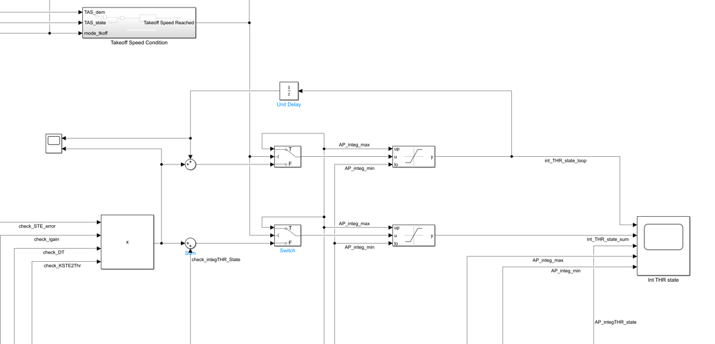Simulink TECS controller: integrator throttle state - Plane 4.0 ...