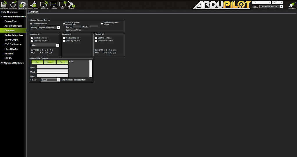 Compass Setup not working on Mission Planner - Mission Planner ...