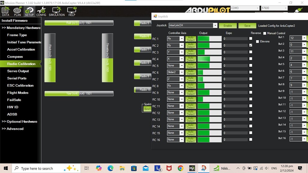Gamepad Joystick PWM range - ArduCopter - ArduPilot Discourse