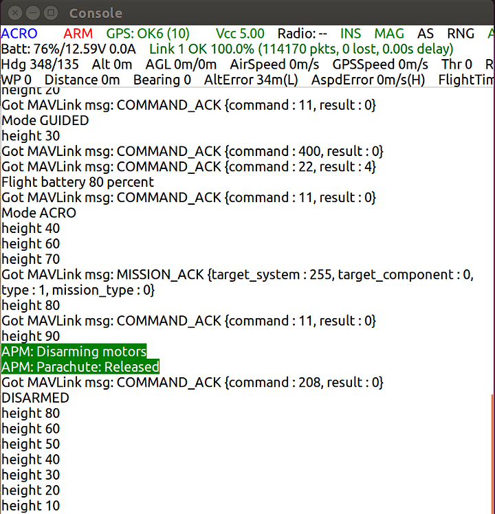 Parachute release conditions - Copter 4.0 - ArduPilot Discourse