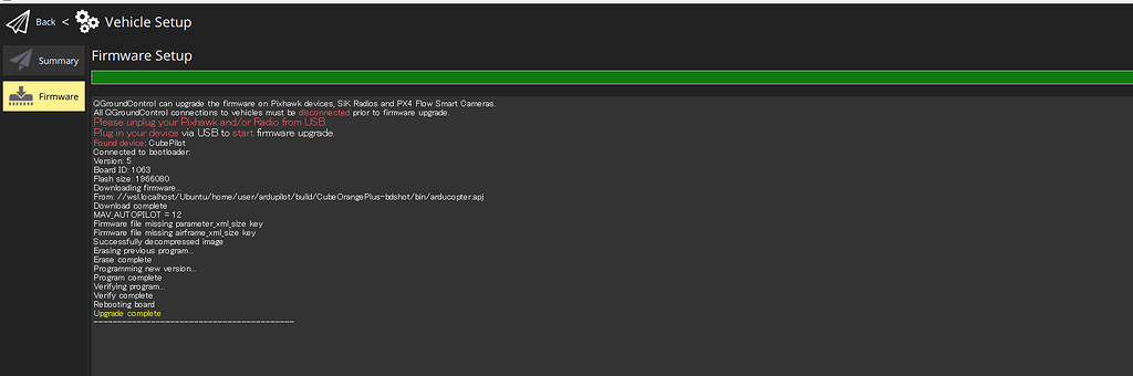 Why doesn’t my custom .apj firmware connect to Mission Planner after flashing on CubeOrange+ ...