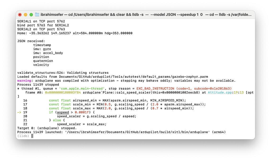 Bad Instruction on SITL on macOS OSX M4 - ArduPlane - ArduPilot Discourse