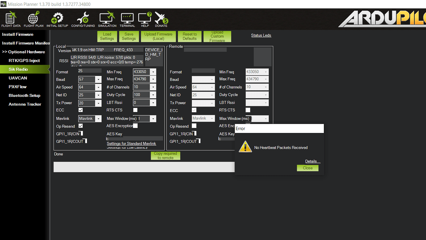 Connecting Telemetry To The Mission Planner Mission Planner