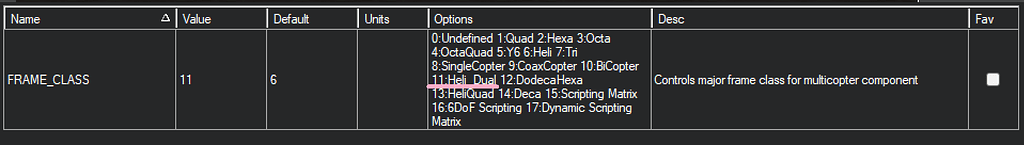 Generic swashplate params not visible - ArduCopter - ArduPilot Discourse