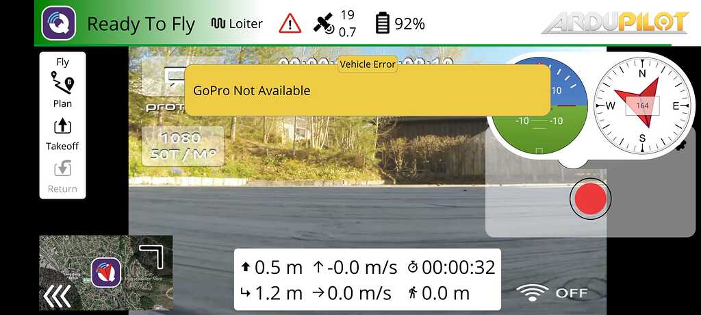 Videolink & Parameter communication problem QGC android app to 3DR Solo with AC 4.5.3 ...