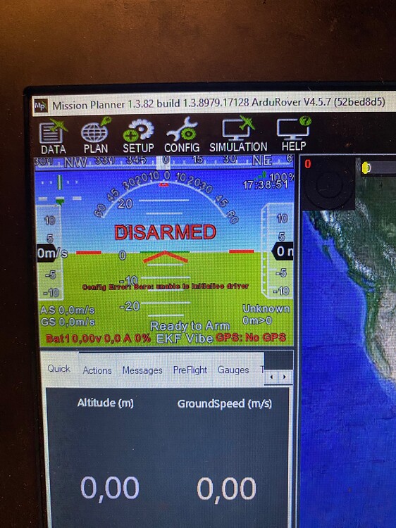 F405 speedybe Config Error: Baro: unable to initialise driver - Ground ...