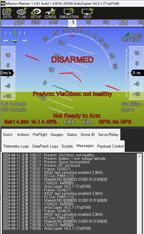 Vision positioning using T265 does not work - Copter 4.5 - ArduPilot Discourse