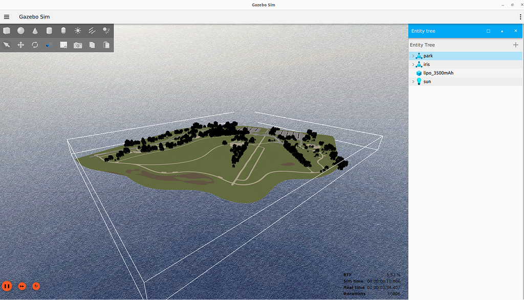 Gazebo Harmonic slow real time factor on baylands world - Copter Simulation - ArduPilot Discourse
