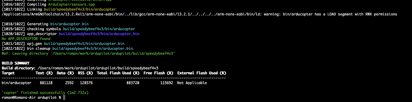 No hex files after a successful build - Development Team - ArduPilot Discourse