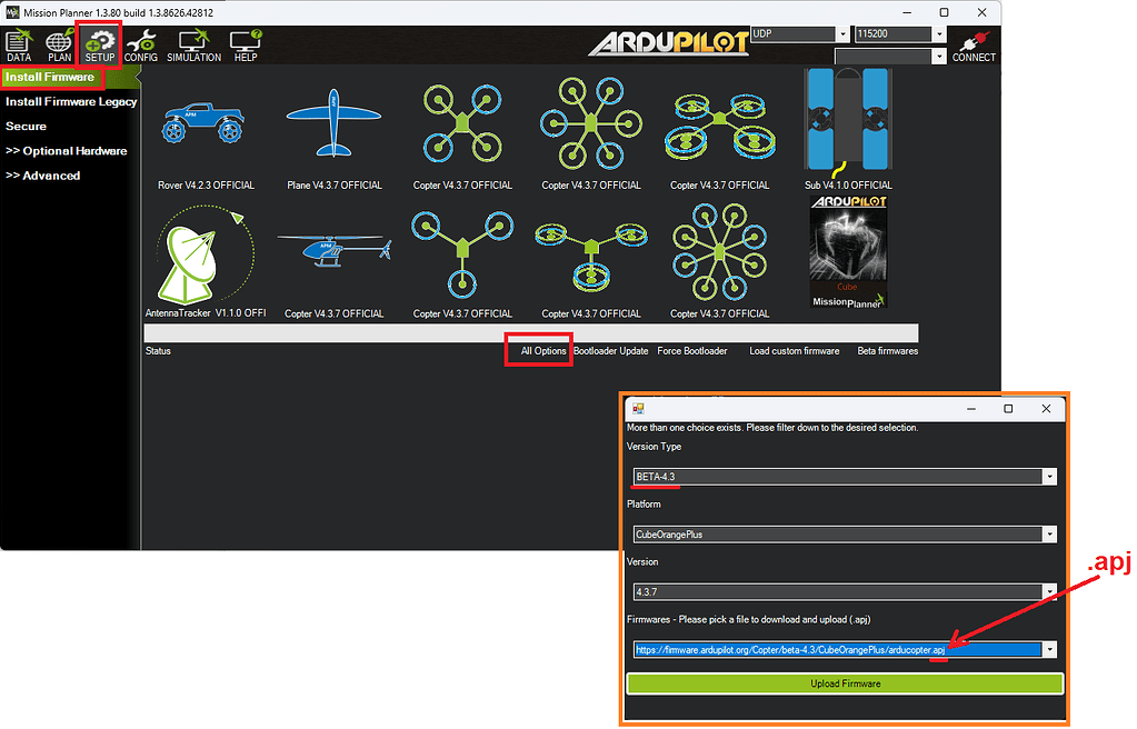 Copter-4.3.8-beta1 released for testing - Copter 4.3 - ArduPilot Discourse