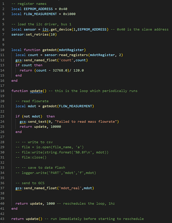 Write Multiple Bytes On I2c Ardupilot Lua Scripting Ardupilot Discourse