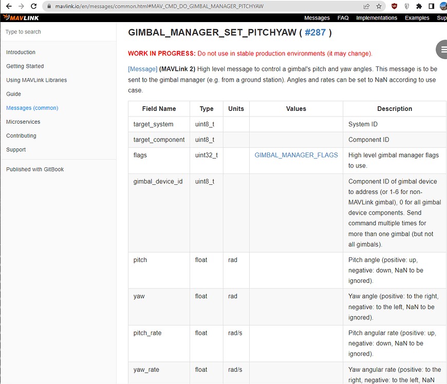 Impact of new "gimbal manager" mavlink commands on Storm32 and Alexmos ...