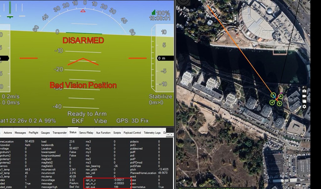 Optical flow messages -bad vision position - ArduCopter - ArduPilot Discourse