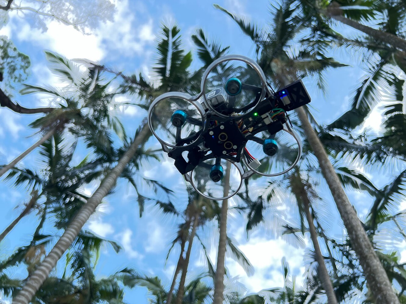 Testing of MTF-01 OPTICAL FLOW & LIDAR SENSOR on 2-Inch FPV Drone With ...