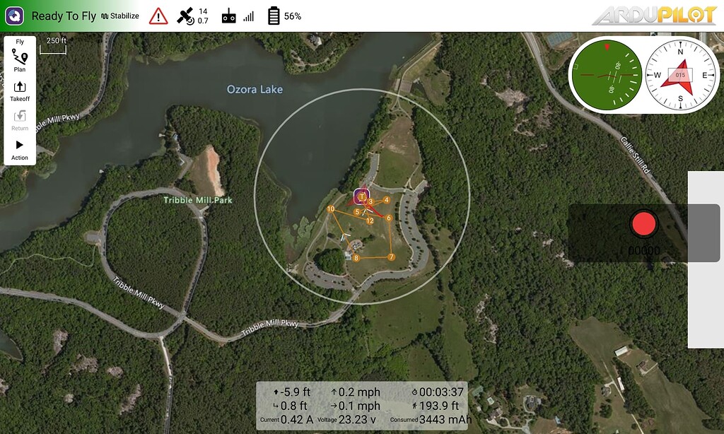 Large white circle on Qgroundcontrol map screen - QGroundControl ...