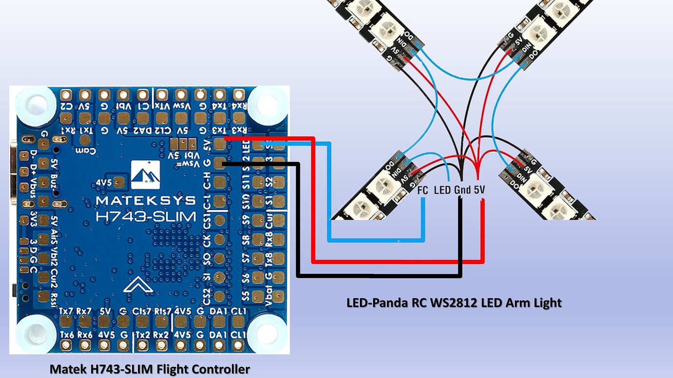 Matek H743-Slim LED NeoPixel Not working [Solved] - ArduCopter - ArduPilot Discourse