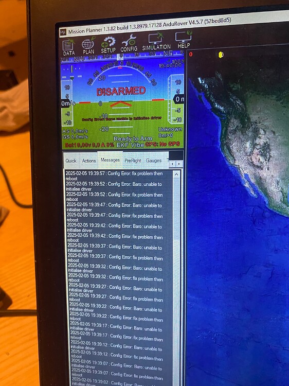 F405 speedybe Config Error: Baro: unable to initialise driver - Ground ...