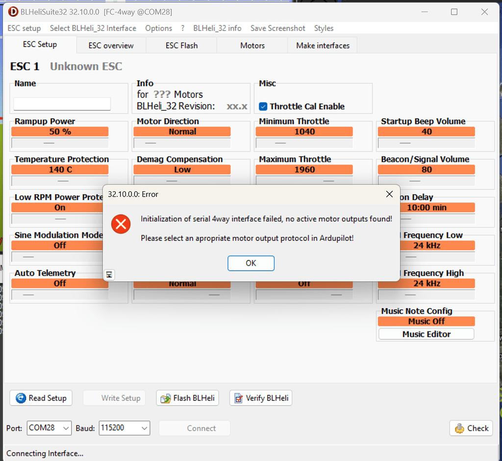 BLHeli_32 passthrough not working (Kakute H7 v1.3) (Update: SOLVED ...