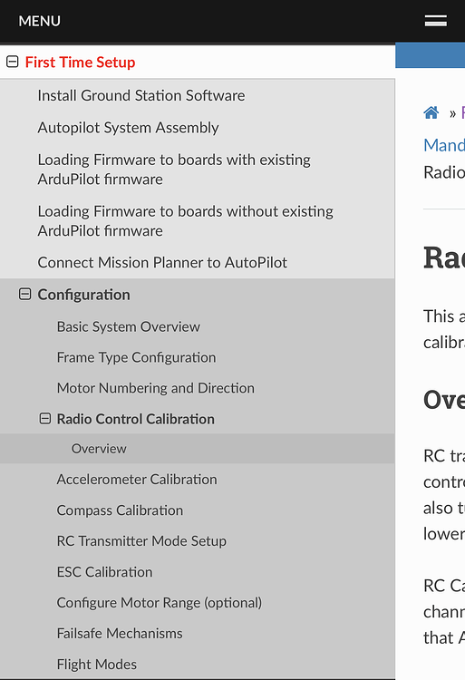 ArduPilot Index - Website and Documentation errors - ArduPilot Discourse
