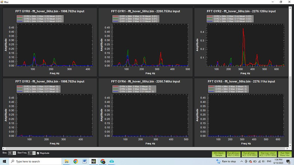 Harmonic Notch Tuning. I must be doing something wrong - Copter 4.3 - ArduPilot Discourse