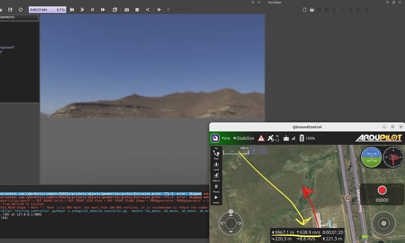 Crazy iris quad in Webots - ArduCopter - ArduPilot Discourse