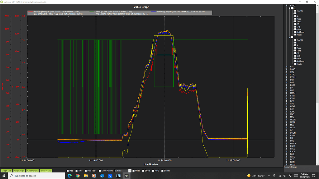Rangefinder data in BIN file - Copter 4.1 - ArduPilot Discourse