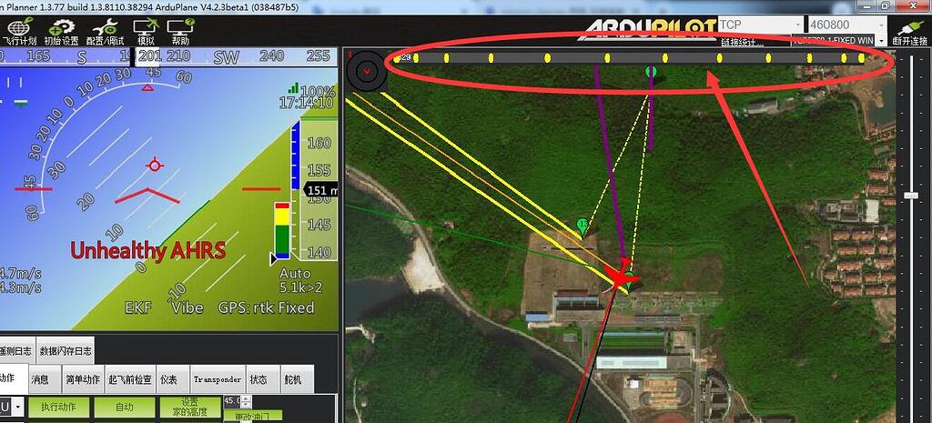 What are the parameters of the horizontal bar above the map in the ...
