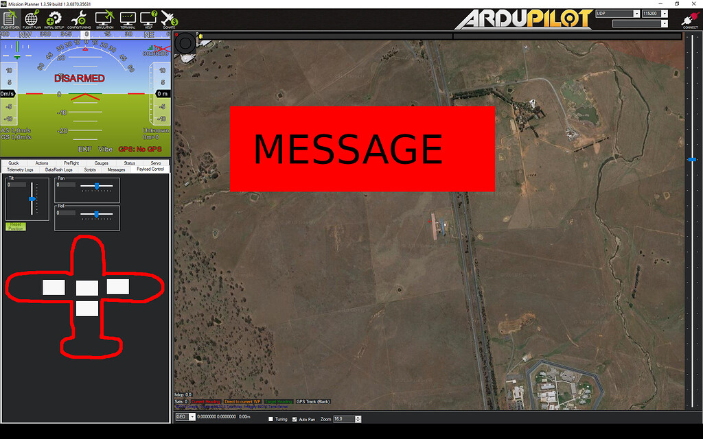 Creating plugin - expanding payload tab + custom pop up message window - Mission Planner ...