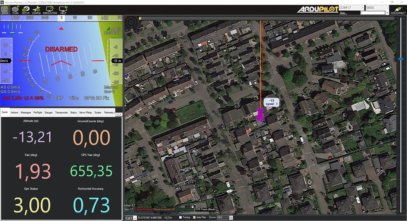 How to force GPS_YAW to rover's yaw? (simpleRTK2b+heading) - Rover 4.2 ...
