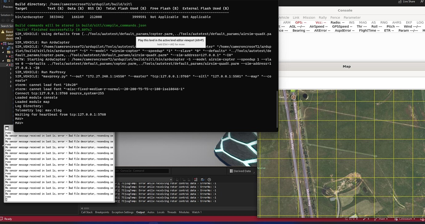 Unable to connect SITL to AirSim - Copter Simulation - ArduPilot Discourse