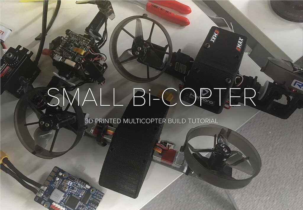 Mini BiCopter (3D printed frame) - Blog - ArduPilot Discourse