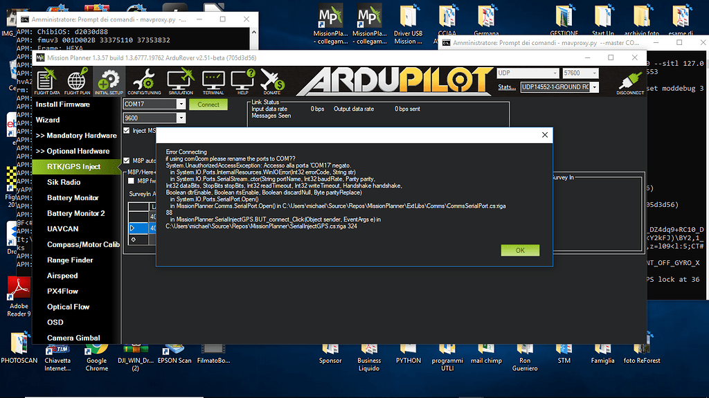 RTK Base - Multi Rover Setup using Mission Planer - Mission Planner - ArduPilot Discourse
